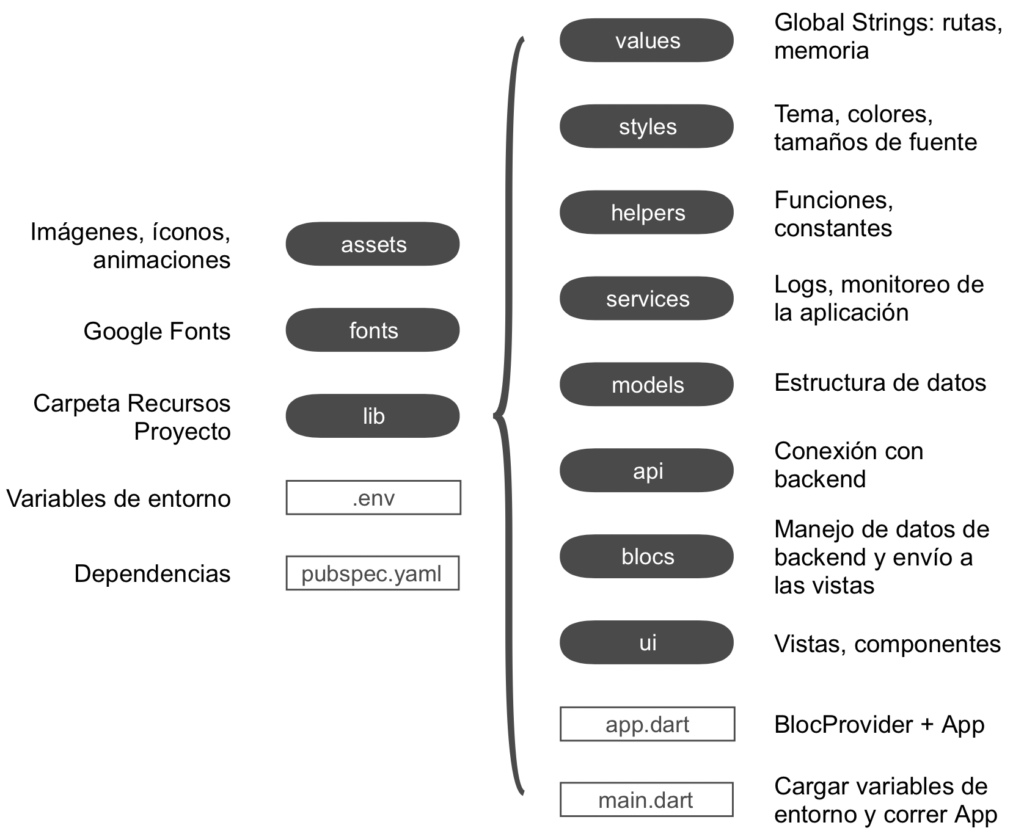 Fluter - Folder Structure Enterprise - Bloc Arquitecture